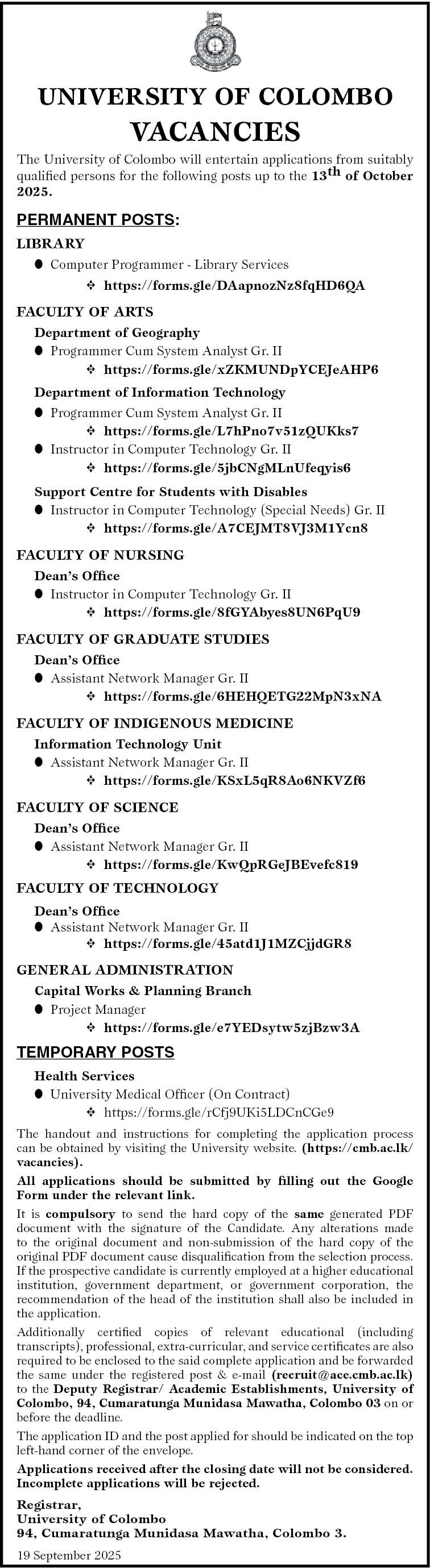Computer Programmer, Programmer Cum System Analyst, Instructor in computer Technology ...
